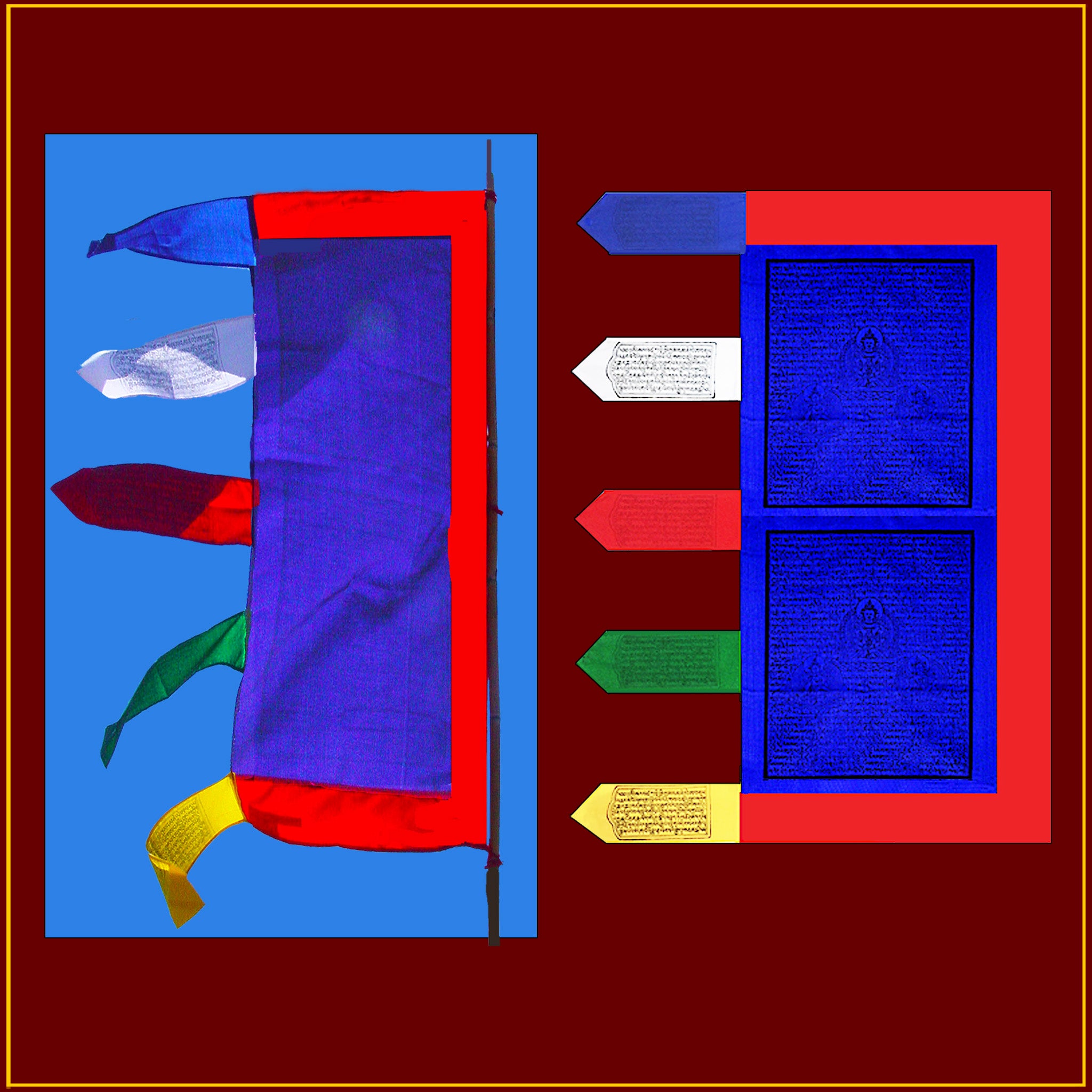 3.5 foot - Health & Longevity – Prayer Flags & Dharma Banners from ...