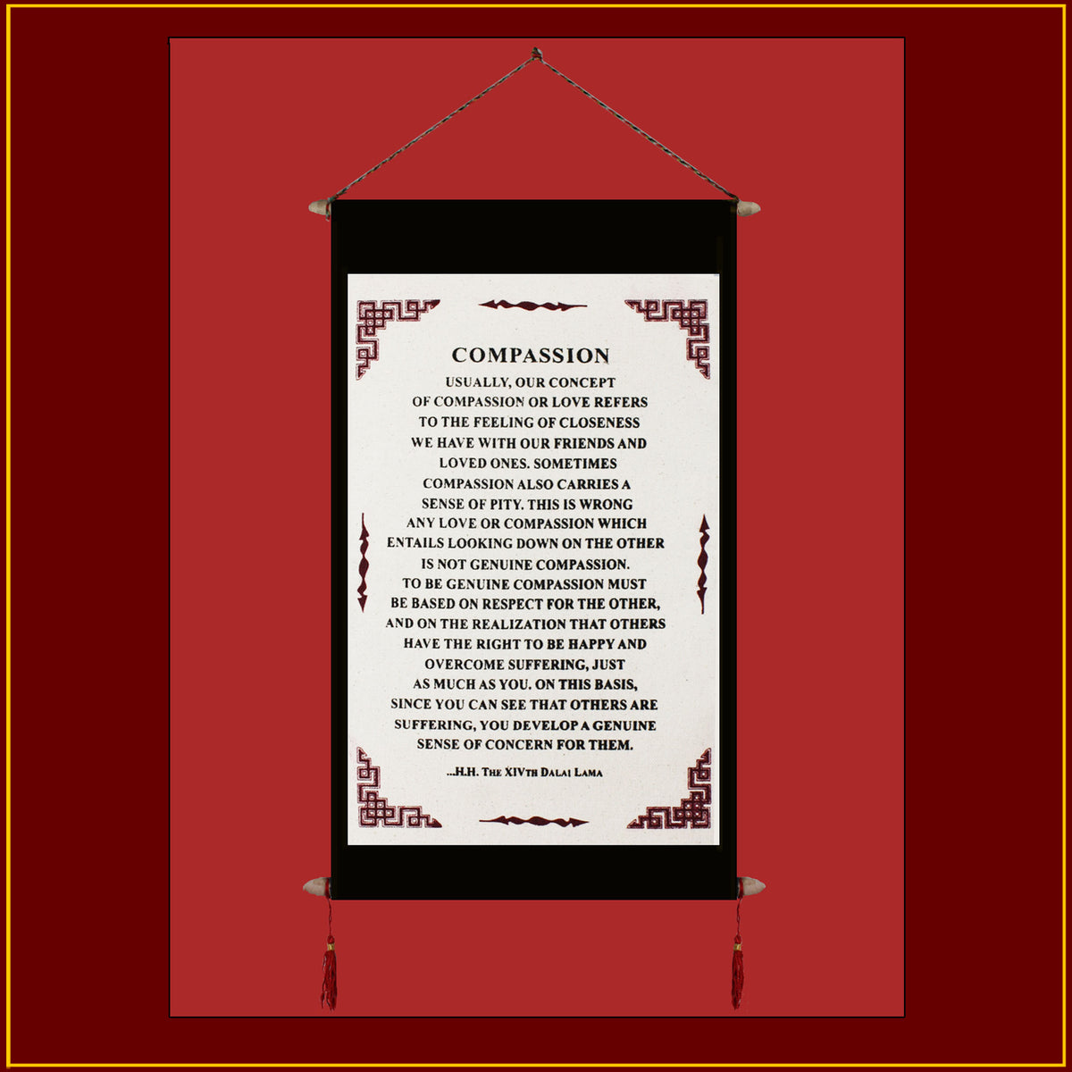 Dalai Lama Quote on Compassion – Prayer Flags & Dharma Banners from ...